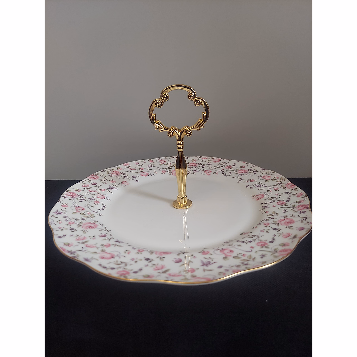 Royal Albert Rose Confetti Handled Serving Tray