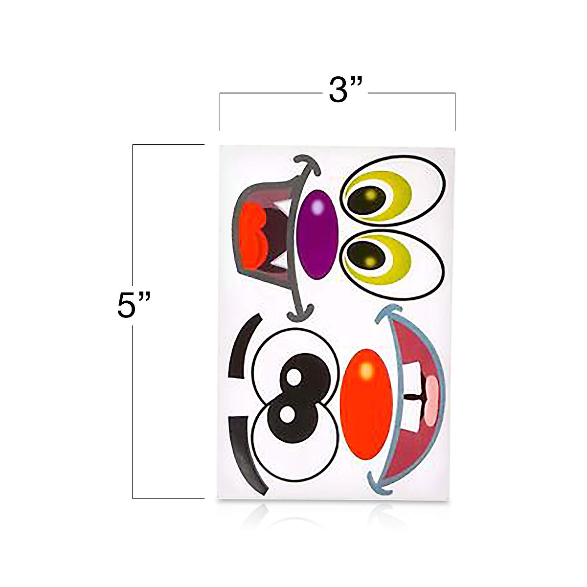 ArtCreativity Halloween Pumpkin Stickers for Decorating - 12 Sheets - Jack-o-Lantern - 26 Pumpkin Decorating Stickers - Cute Halloween Toddler Decor Idea - Pumpkin Party Favors - Halloween Favors