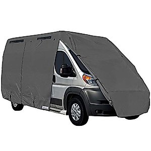 North East Harbor Durable Waterproof Tear-Resistant Class-B RV Motorhome Cover Fits Length 18'-20' Feet Class B Camper Van/Conversion Vans Zippered Panels 500D Polyester Fabric