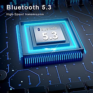 Homokasa Bone Conduction Headphones Open Ear Headphones Wireless Bluetooth 5.3 Built-in 16G Memory MP3 Built-in Mic with Headband Sweat Resistant IPX8 for Workouts and Running White (M)