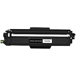 GREENCYCLE Compatible Toner Cartridge Replacement for Brother TN227 TN227BK to use with HL-L3290CDW HL-L3210CW MFC-L3750CDW MFC-L3710CW DCP-L3550CDW Printer (Black, 2-Pack)