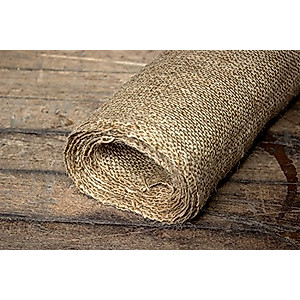Burlapper Burlap Jute Fabric, 40 Inch x 5 Yards, 12 oz Decorator Quality