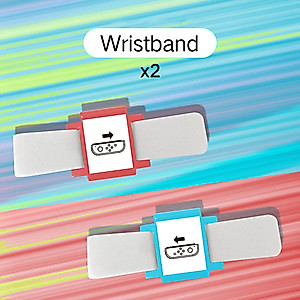 PERFECTSIGHT Switch Sports Accessories Bundle, 10 in 1 Kit for 2022 Nintendo Switch/Switch OLED Sport Games, Joycon Grip for Leg Strap, Hand Strap, Chambara, Bowling Grip and Tennis Badminton Rackets