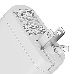 Amazon Basics 36W Two-Port USB-C Wall Charger with Power Delivery PD for Tablets & Phones (iPhone 14/13/12/11/X,iPad,Samsung)-White (non-PPS)