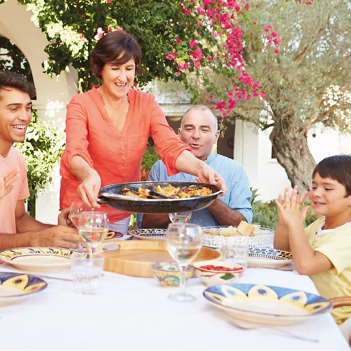 Gourmanity Made By Garcima, Paella Triple Gas Burner Ring, 20, 40 and 60 cm Paella Burner, Butane/Propane Gas Burner, Outdoor Paella Pan Burner