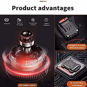 Ggkoier Bone Saw Cordless Professional Butcher Reciprocating Saw - Battery Powered Electric Bone Saw for Commercial and Home Use,battery