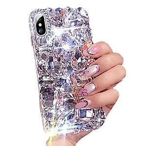 Lozeguyc Bling Beauty TPU Case for Galaxy Note 10 Plus - Slim Shockproof Bumper with Raised Edge, Silver