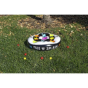 Poolmaster Toss 'N' Splash Inflatable Floating Game for Swimming Pools, Lawns, Decks