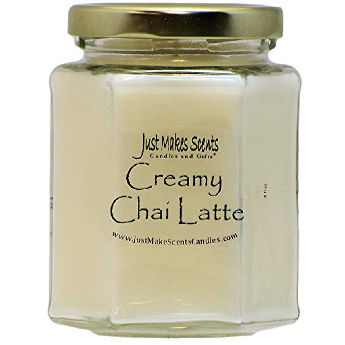 Creamy Chai Latte Scented Candle | Nutmeg, Cinnamon and White Tea | Hand Poured in The USA by Just Makes Scents