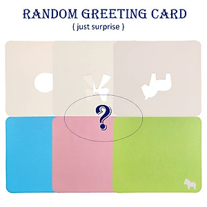 yacool Black Gift Bag 11" x 3" x 8" with Greeting Card, Sticker and Tissue Paper for Birthday, Valentine, Party, Baby Shower, Girls, Boys