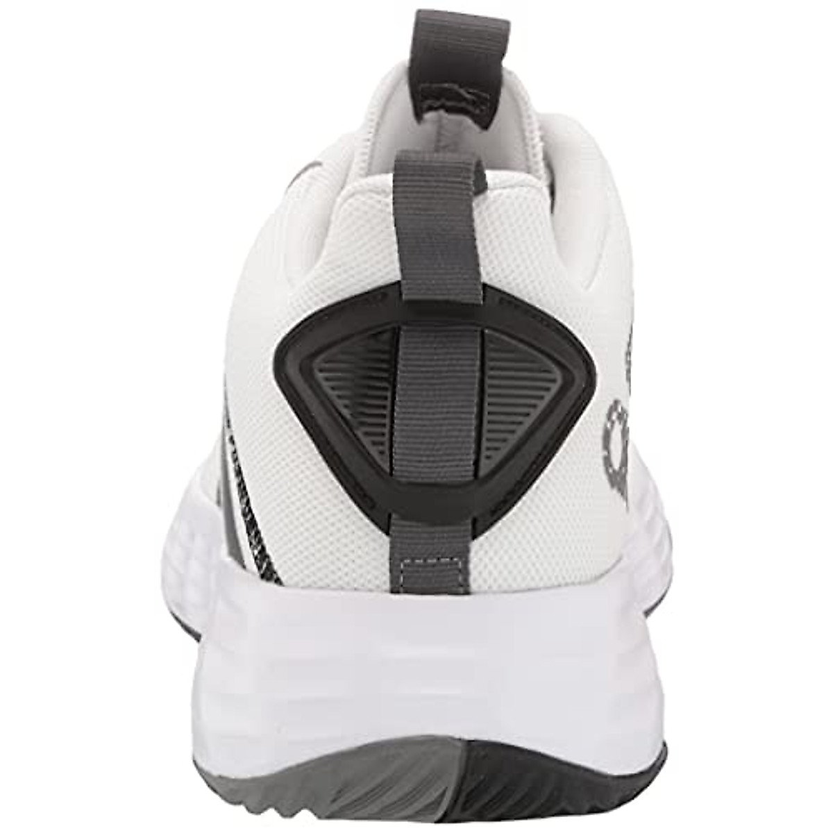 adidas Men's Own The Game 2.0 Basketball Shoe, White/Black/Grey, 10