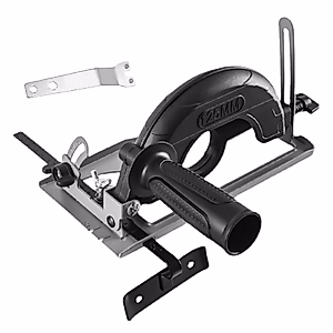 Havamoasa 1PC Angle Grinder Stand 45 Degree Adjustable Precise Cutting Stand for Angle Grinder Accessories Angle Grinding Fixed Holder with Guide Ruler for 100-125 Machine