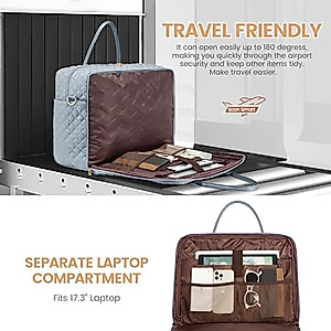 LOVEVOOK Travel Duffle Bag, Weekender Bag for Women with Toiletry Bag Shoe Bag, Carry on Overnight Bag with Laptop Compartment, Gym Duffel Bag with Wet Pocket, Hospital Bag for Labor and Delivery