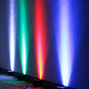 DJ Lights,SAHAUHY 18 LED Professional Stage Lights RGBW Mixed Effect Up Lights with Remote Control Sound Activated LED Par Lights for Party Club Wedding Church Christmas(8Packs)