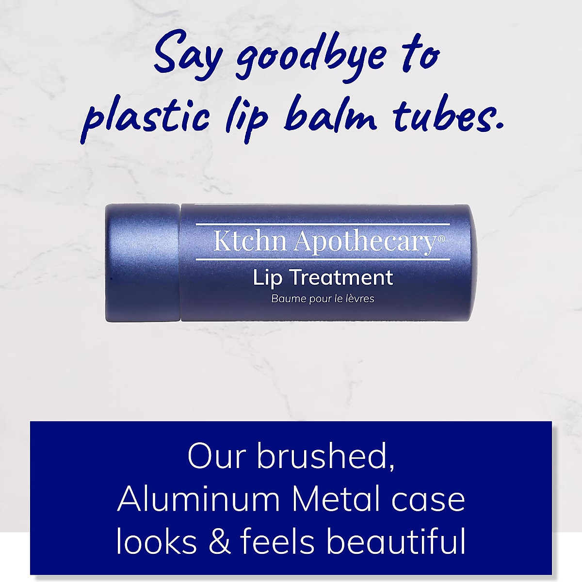 Ultra-Hydrating Lip Treatment, 100% Natural Lip Balm, Lip Moisturizer + Conditioner-in-1, Hydrate, Nourish, Soften, Smooth Lines, Rejuvenate Dry Lips, Freshly-Made with Food-Quality Ingredients, Ultra-Premium Aluminum Tube, for Women + Men, Pack of 2