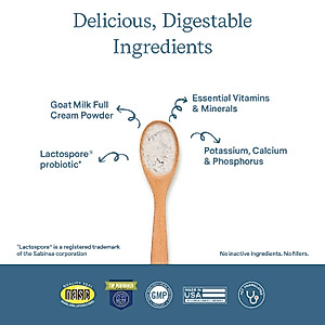 Fera Pet Organics Multivitamin Goat Milk Cat & Dog – Vet Created - Cat & Dog Multivitamin - Probiotics & Essential Vitamins & Minerals–60 Servings