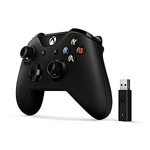 Microsoft Xbox Wireless Controller + Wireless Adapter for Windows 10