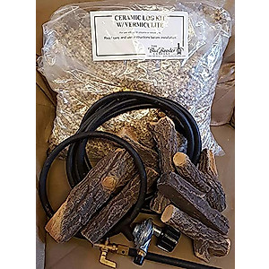 The Blue Rooster Chiminea and Firepit Gas Conversion Kit 10' Hose