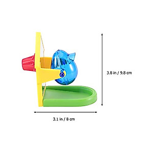 PATKAW Parrot Feeding Perch Bird Foraging Toy Parrot Foraging Toy Bird cage Feeder Parrot Training Toy Parrot Slow Feeder Birds Toys