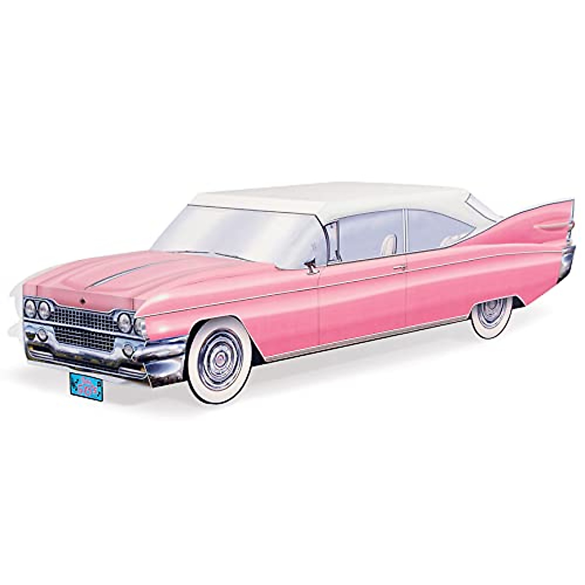 Beistle 50's Cruisin-Feet Car Centerpiece, 13 3/4-Inch, Multicolor