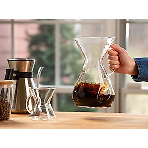 Chemex ChemAer Pour-Over Glass Handle Coffeemaker - 8-Cup - Exclusive Packaging