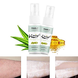Hair Inhibitor, Hair Removal Spray Painless Non-Irritating Hair Stop Growth Spray for Arm, Leg, Armpit, Hair Removal Inhibitor for Men and Women