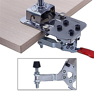 Concealed Hinge Jig with Clamp Drilling Guide Hole Locator Kits Hinge Punching Tool for Cabinet Door Hinges Inset Concealed Hinge Jig Kits