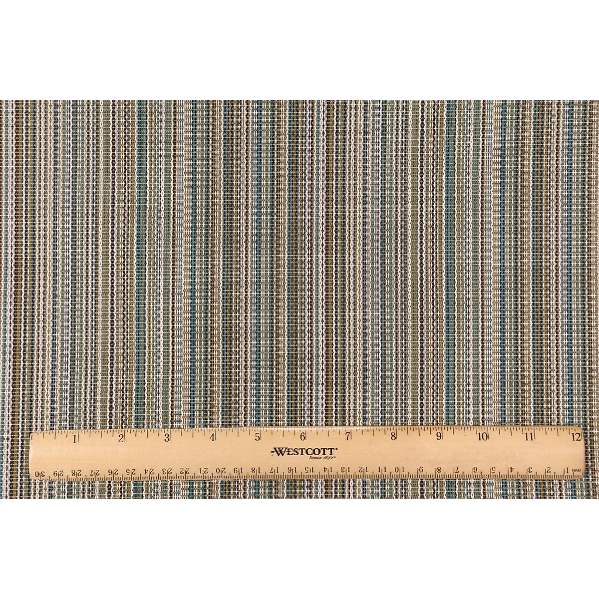 Phifertex Trixie Stripe in Myrtle Woven Vinyl Mesh Sling Chair Fabric