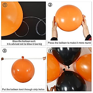 BEISHIDA 110 PCS Basketball Theme Balloon Garland Arch Kit Black Orange Balloons Kit Decorations For Basketball Sports Garland Theme Party Baby Shower Birthday Party Supplies