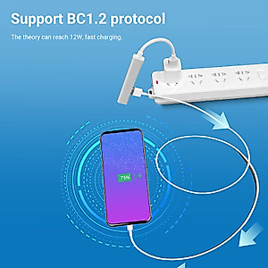 GIFZES USB Hub 3.0, USB C Adapter and 4-in-1 Docking Station,Docking Station Mini Plug Aluminium Alloy 4 in 1 USB/Type-C Hub for Computer Grey USB