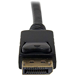 StarTech.com 6ft (1.8m) DisplayPort to VGA Cable - Active DisplayPort to VGA Adapter Cable - 1080p Video - DP to VGA Monitor Cable - DP 1.2 to VGA Converter - Latching DP Connector (DP2VGAMM6)