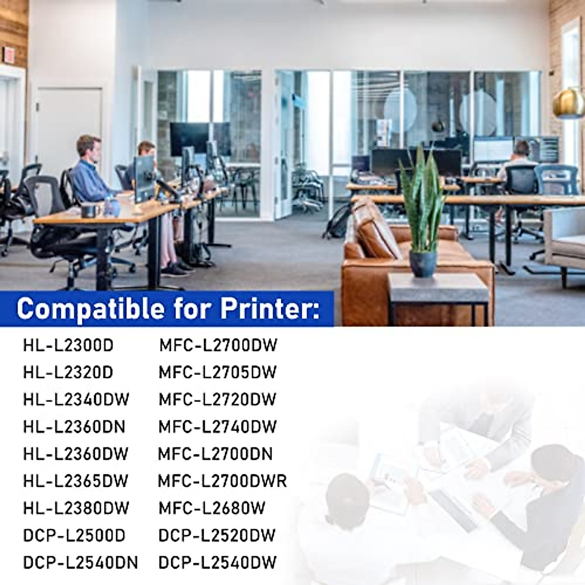 iamstech DR630 DR-630 Drum Unit 2-Pack Replacement for Brother MFC-L2700DW HL-L2300D HL-L2340DW HL-L2380DW MFC-L2740DW DCP-L2540DW HL-L2305W HL-L2360DW Printer Black