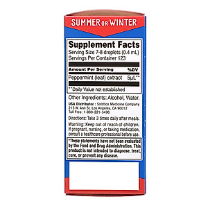 Ricqles Peppermint Oil Dietary Supplement (Supports Healthy Digestion, Intestinal Comfort) (1.69 fl. oz) (3 Bottles)