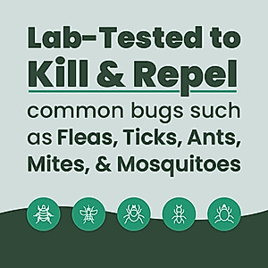 Cedarcide Extra-Strength Tickshield Kit | Deep Woods Cedar Oil Spray Kills & Repels Ticks, Fleas, Chiggers and Mosquitoes | Safe for People & Pets | Natural Essential Oils | Medium