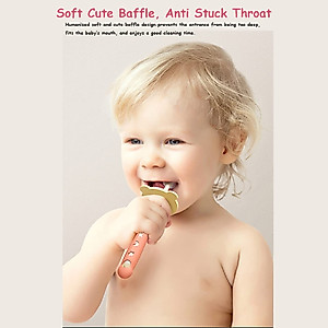 soobei Baby 360°Toothbrush Kids Toothbrush -Nanometre Materials Soft Toothbrush,Suitable for Babies and Toddlers Ages 1-6 Years (（3 Pack) Pink+Blue+Green