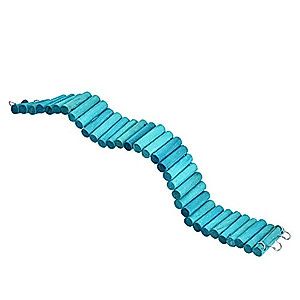 6 * 50CM Pet Hamster Climbing Ladder, Pet Ladder Suspension Bridge Cockatiel Toy Pet Cage Toy