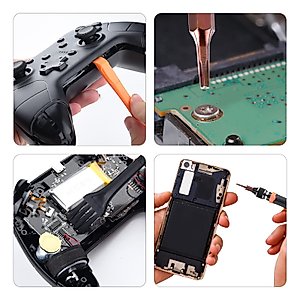 NEBURORA 10 in 1 Torx Screwdriver Set with T2 T3 T4 T5 T6 T7 T8 T9 T10 T15 Interchangeable Magnetic Torx Bit & Opening Tool,Torx Security screwdriver set for Phone/Mac/Computer/Xbox/PS4
