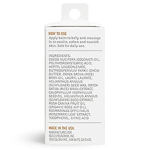 Munchkin® Milkmakers® Twist-Stick Belly Balm All Natural and Moisturizing for Pregnancy Skincare