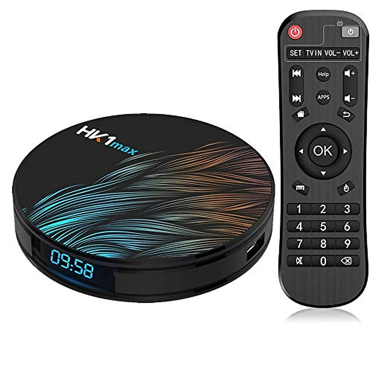 Sofobod HK1 MAX Android 10.0 TV Box 4GB RAM 32GB ROM 2.4G/5G Dual WiFi H.265/HDR/4K Decoding Set top Box:HK1 Max 4+32