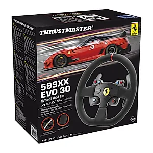 Thrustmaster F599XX EVO 30 Wheel Alcantara Edition Add-On (Compatible with XBOX Series X/S, One, PS5, PS4, PC)