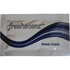 Freshscent Shaving Cream Packs, 0.25 Ounce (Pack of 100)