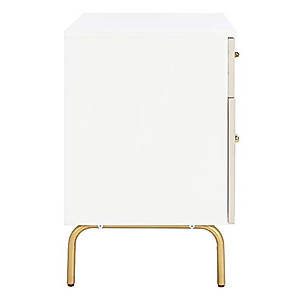 Safavieh NST5002D, 18" W x 15.7" L x 24" H, White/White Washed