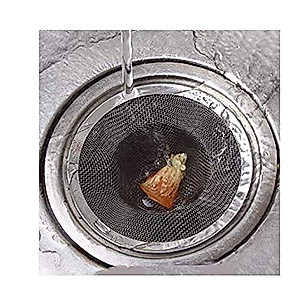 LASSUM 4 PCS Mesh Metal Sink Strainer Kitchen Bathroom Basin Sink Drain Strainer (2" x 0.79")