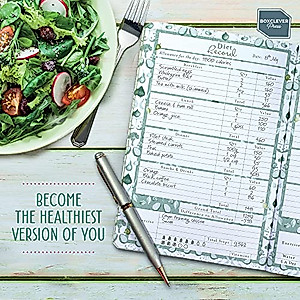 Boxclever Press Food Journal For Women. Meal Planner Notebook & Weight Loss Journal for a Healthier Lifestyle. Food Diary Journal Compatible with Weight Watchers & most U.S. Diet Plans - 8 x 5.5''