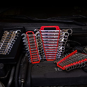 Olsa Tools Stubby Ratchet Wrench Set (SAE 11pc) | 6-Point Box End Ratchet Wrenches Set | 120 Tooth Ratcheting Wrench Sets | Works on Stripped and Rounded Bolts | Professional Grade Spanner Wrench