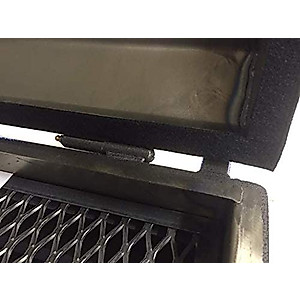 3/4" x 1/8" Nomex High Temp Barbecue Grill Gasket Smoker Pit Seal, self Stick Black