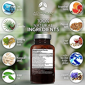 DHT Blocker - Hair Growth Supplement for Genetic Thinning for Men and Women | Approved* by American Hair Loss Association | Guaranteed, Backed by 20 Years of Experience in Hair Loss Treatment Clinics