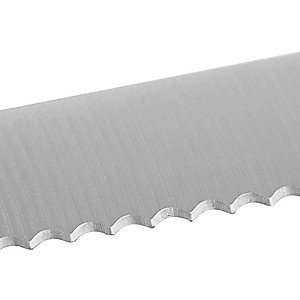 TOPINCN Bread Knife Stainless Steel Serrated Baking Knife Cake Bread Kitchen Cutter Hand Tool