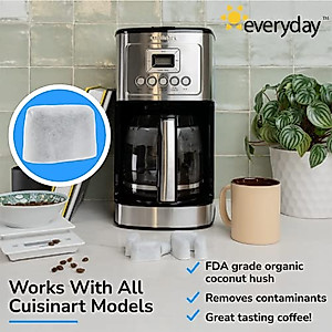 Everyday DCCF-24 Cuisinart Coffee Replacement Filters, 24 Count (Pack of 1), White