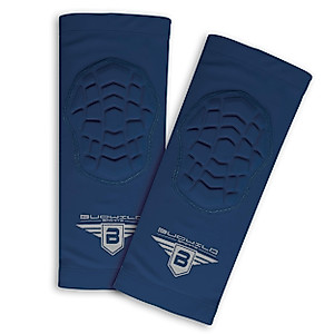 Bucwild Sports Compression Knee Pads for Basketball Volleyball Wrestling - Youth/Kids & Adult Sizes